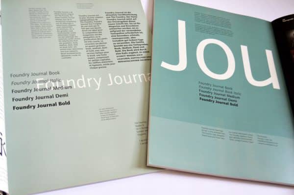 Foundry Journal - The Foundry Types