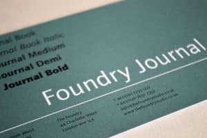 Foundry Journal - The Foundry Types